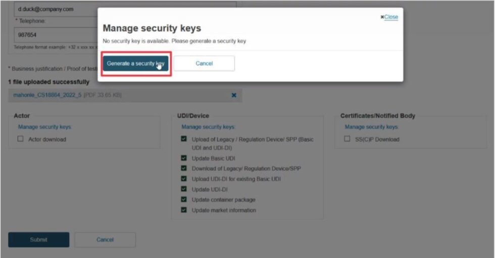 How to get your EUDAMED M2M Part ID and Access token | Innovit